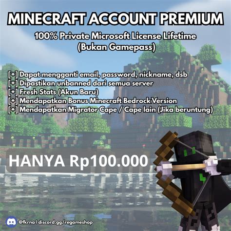 Jual Termurah Minecraft Java And Bedrock Edition Resmi Microsoft Bukan Gamepass Permanent