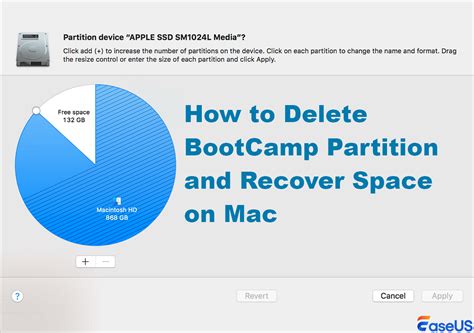 delete bootcamp partition and recover space on mac