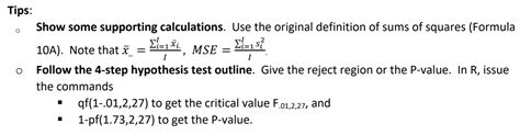 Solved Consider The Following Summary Data On The Modulus Of Chegg