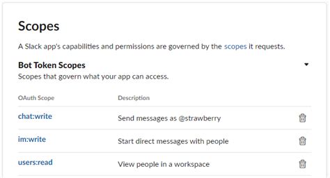 Creating A Slack Bot User Strawberry Manuals Version 66