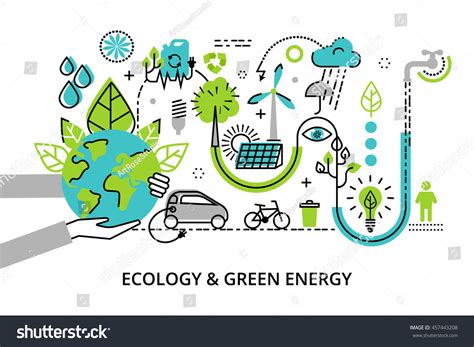 Modern Flat Thin Line Design Vector Stock Vector Royalty Free 457443208 Shutterstock