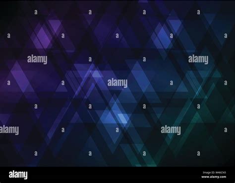 Abstract Triangle Overlap Background Geometric Soft Color Template Vector Illustration Stock