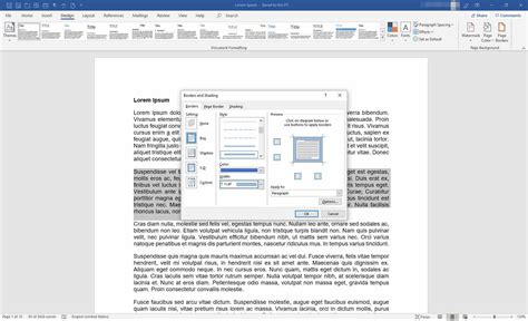 Tips On Removing A Border From A Word Document