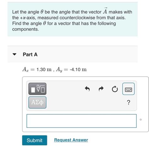 Solved Let The Angle O Be The Angle That The Vector A Makes Chegg