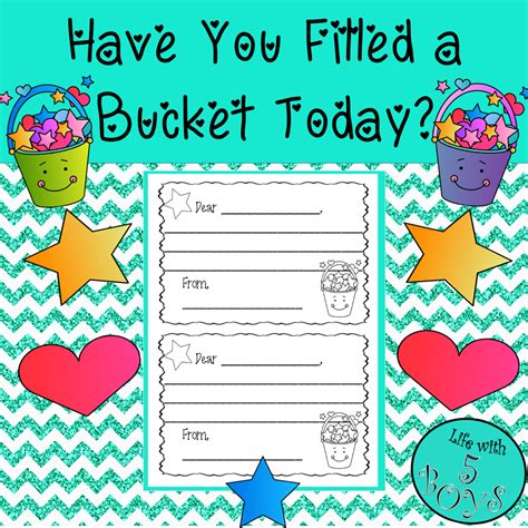Character Have You Filled A Bucket Today Made By Teachers