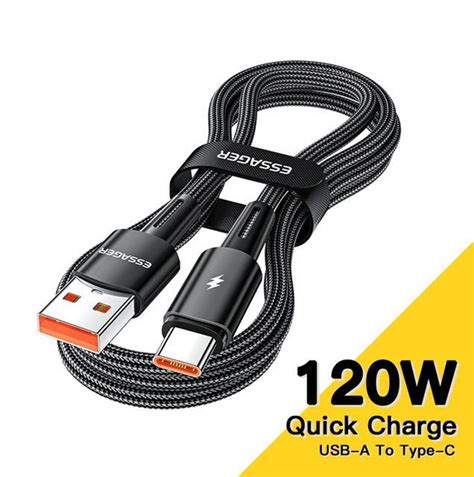Кабель Usb Usb Type C Essager 120 Wt купить по низкой цене в интернет магазине Ozon 899156028