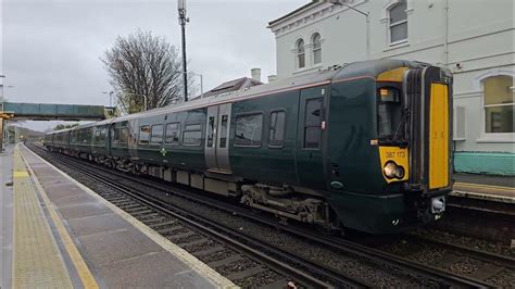 Former Gwr Class 387 Departs Portslade With A Southern Service Youtube