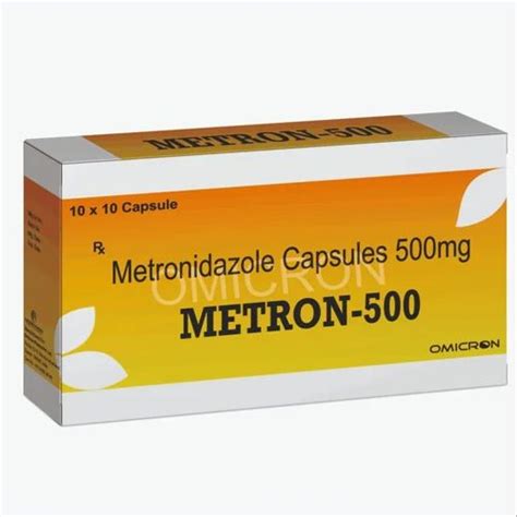 Metronidazole Capsule 500 Mg At ₹ 51box Metronidazole Tablet In