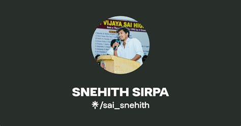 snehith sirpa instagram linktree