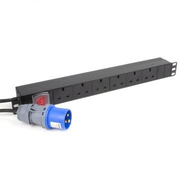PDU C13 Sockets 10 Way With C14 IEC Plug Power Distribution Unit Horizontal 3m