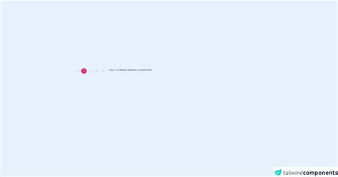 tailwind css pagination with gradient by material tailwind