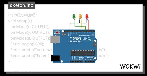 Traffic Light Simulationautomatic And Manual Wokwi Esp32 Stm32
