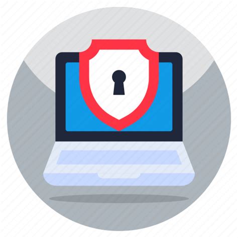 Locked Laptop Laptop Security System Protection Secure System