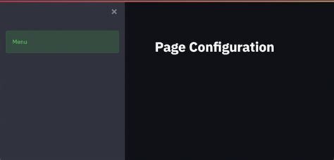 Configuring Streamlit Page