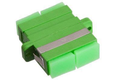 SC APC To SC APC Duplex Singlemode Adapter Ceramic ShowMeCables Com