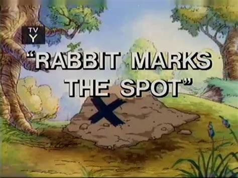 The New Adventures Of Winnie The Pooh Rabbit Marks The Spot