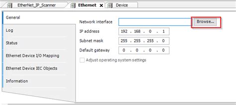 Codesys Configure As An EtherNet IP Scanner Codesys Configure As An EtherNet IP Scanner