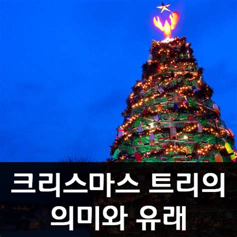 크리스마스 트리의 뜻과 유래 03 성탄 트리 의미 네이버 블로그