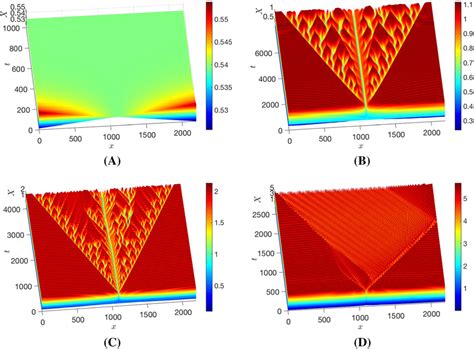 Numerical Simulations Of The Prey Density In Space And Time For B15