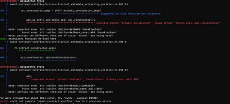 Smart Contract Verifier Is Giving Error While Compiling · Issue 218