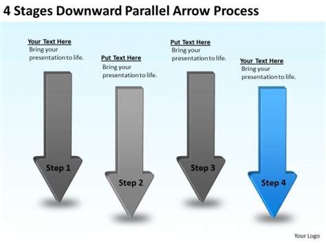 parallel processing applications arrow ppt powerpoint templates