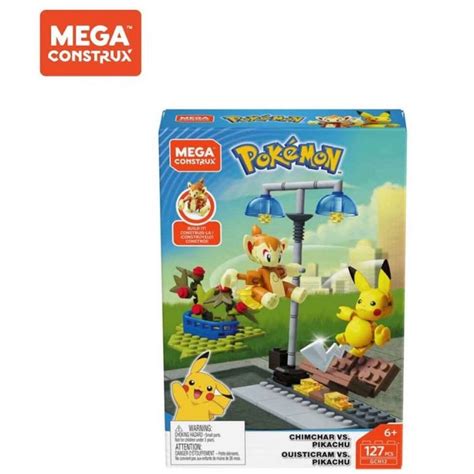 Mattel Mega Construx Pokemon Chimchar Vs Pikachu Pokemon Go Shopee Malaysia