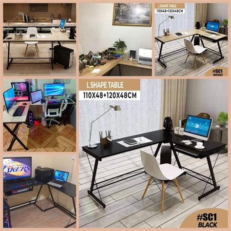 Free Delivery L Shape Desk Furniture And Home Living Furniture Shelves Cabinets And Racks On