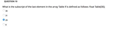 Solved Question 1 If An Array Called Ar Has Been Properly