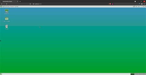 webtop running linux desktop inside a container in the browser by