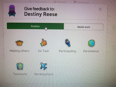 Destiny Earning Points On Classdojo Helping Others Physical Science