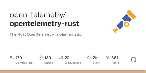 github open telemetry opentelemetry rust the rust opentelemetry