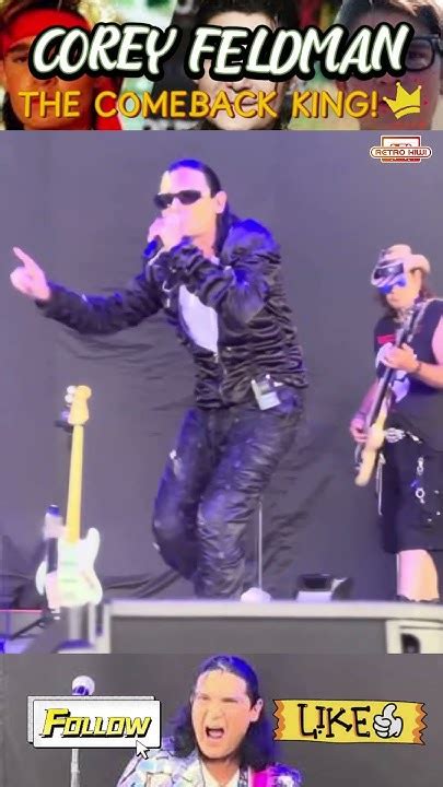 Corey Feldman Comeback King Lol Coreyfeldman Corey 90s 80s