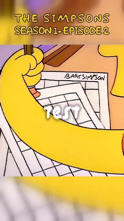 Bart Fakes His Iq Test Simpsons S01e02 Recap Youtube