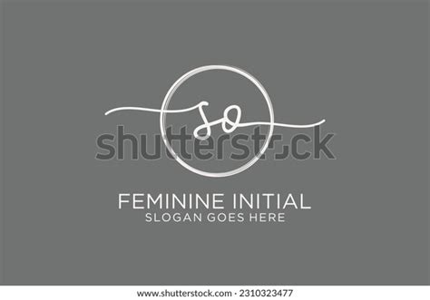 Handwriting Logo Circle Template Vector Logo Stock Vector Royalty Free 2310323477 Shutterstock
