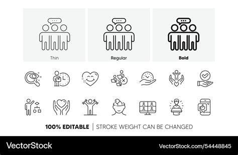 Mobile Like Video Conference And Algorithm Line Vector Image