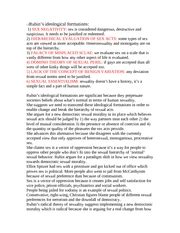 Sex Review Rubin S Ideological Formations 1 SEX NEGATIVITY Sex Is Considered Dangerous