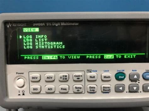 Keysight Agilent 34450a Digital Multimeter 55 Digit Oled Display Ebay