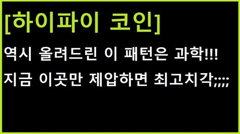 하이파이 코인 작년 초대형 상승의 재림 속임수가 가장 많이 나오는 자리니 미리 체크하세요 Youtube