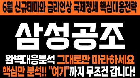 주식 삼성공조 삼성공조 주가전망 목표가와 함께 투자의 성공을 이끌어봅시다 Youtube