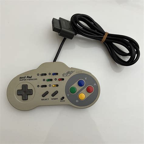 Nintendo Ascii Pad Super Famicom Snes Gamepad With Turbo Function Made Retro Unit