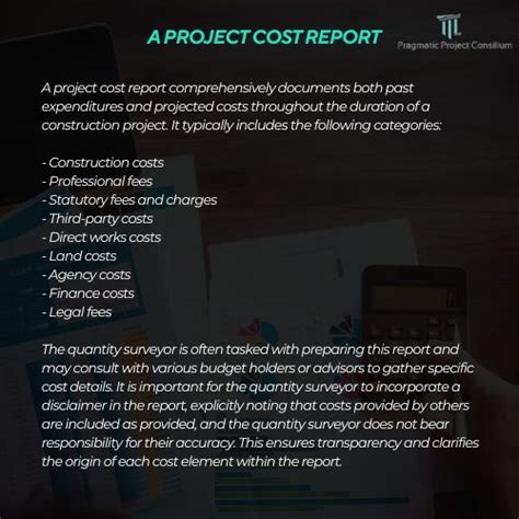Pragmatic Cost Management On Linkedin A Project Cost Report Follow Pragmatic Project Consilium