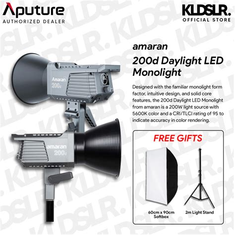 Aputure Amaran 100d S / 200d S / 100x S / 200x S LED Light Daylight ...