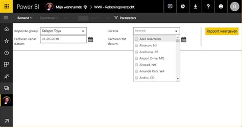 Een Gepagineerd Rapport Weergeven In De Power Bi Service Power Bi Microsoft Learn