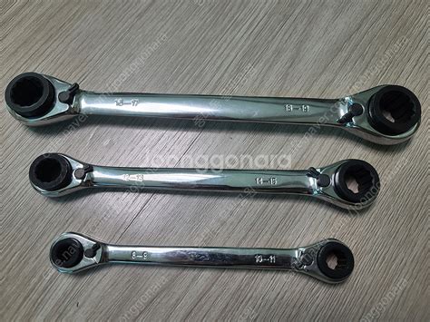 라쳇렌치 4방향 양면라쳇 산업안전공구함 중고나라