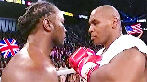 Lennox Lewis England Vs Mike Tyson Usa Knockout Boxing Fight