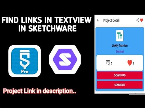 Find Links in Textview in sketchware || sketchware projects ||@sketchgit - YouTube