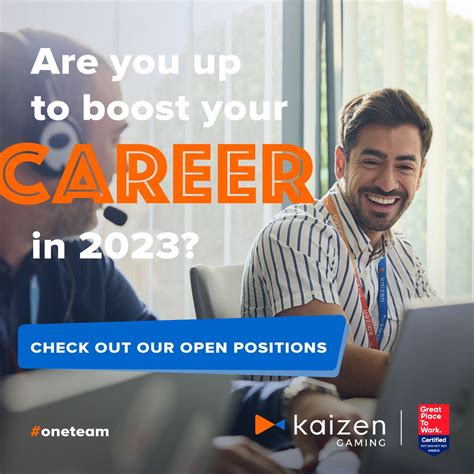 Kaizen Gaming On Linkedin Kaizengaming Openings Kaizengaming Oneteam Newyear Jobs