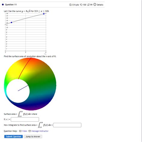 solved let c be the curve y 8x for 2 3