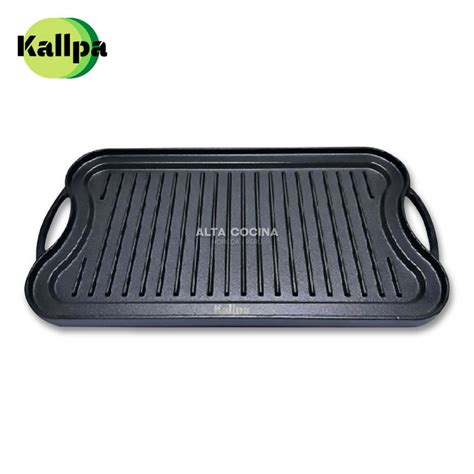Plancha Kallpa De Hierro Fundido Modelo Vicus 505 X 26 Cm Alta Cocina