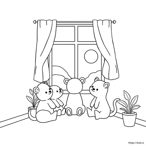 Cute Corner Coloring Pages